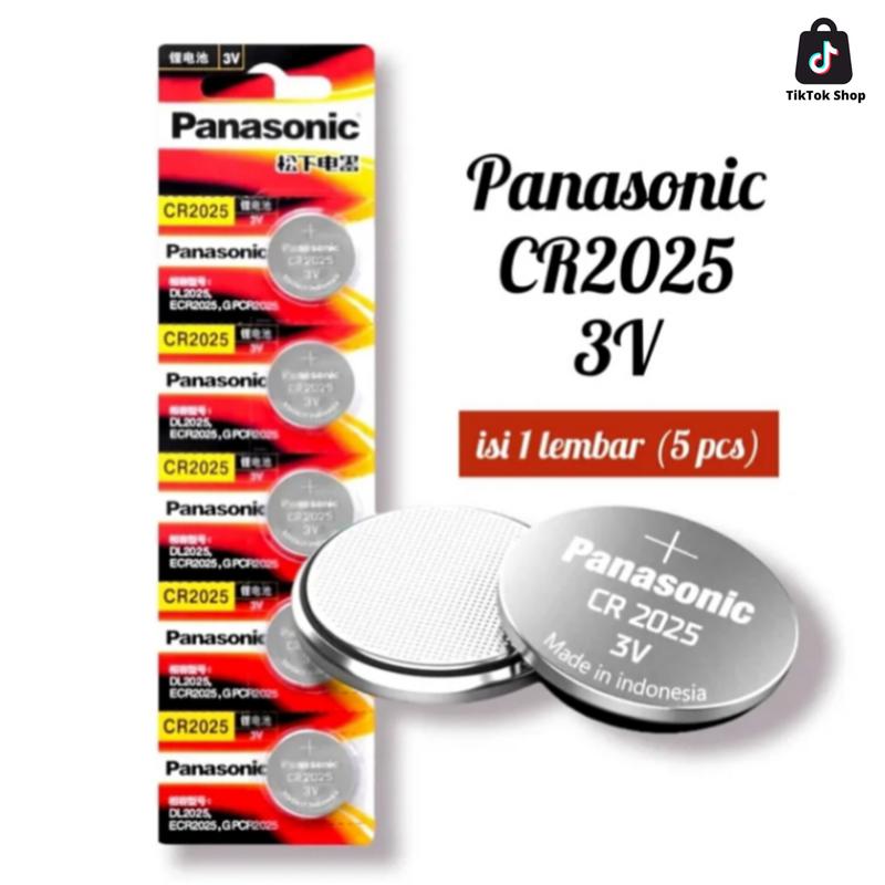 Isi 1 lembar (5 pcs) - Baterai Original CR2025 Lithium 3V Battery - Shop | Tokopedia