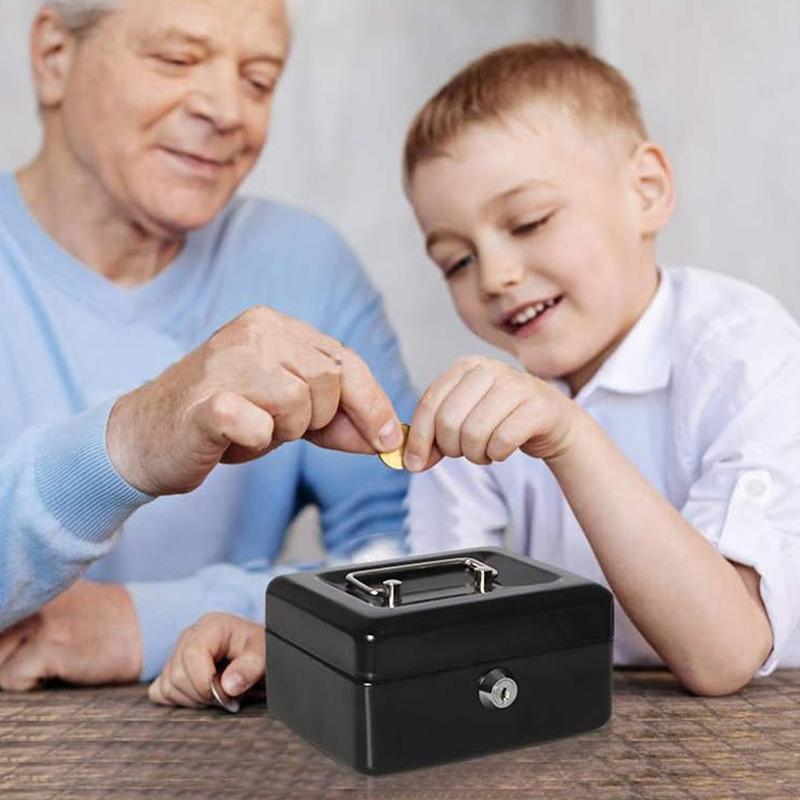 Waterproof Money Secret Security Safe Box With Metal Lock Password/Key ...