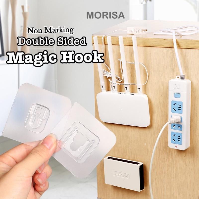 Strong Magic Hook Double Sided Screw Wall Sticker Hook Punch TikTok Strong Magic Hook Double Sided Screw Wall Sticker Hook Punch TikTok