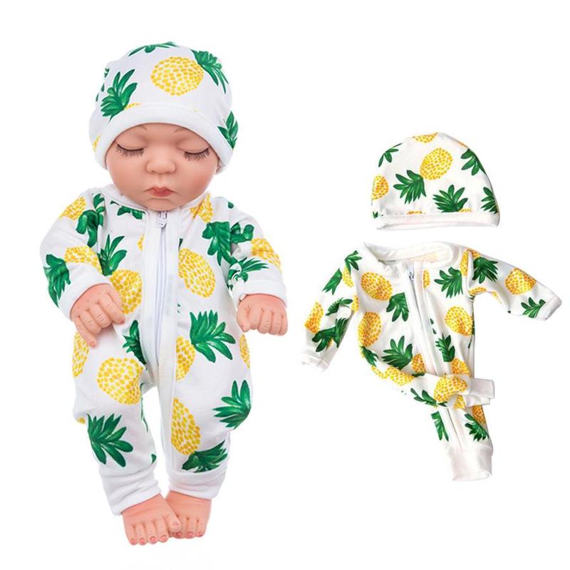 10 Inch Cute Pineapple Print Soft Doll, 1 Set Lovely Doll with - TikTok ...