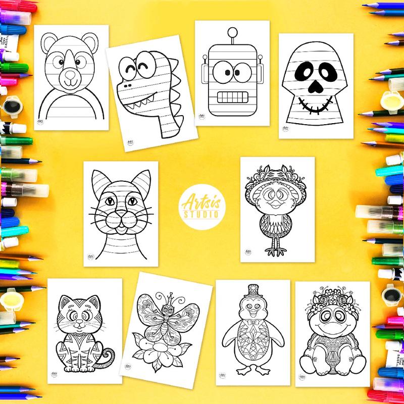 Artsis Patterns Random Lukisan - TikTok Shop Malaysia