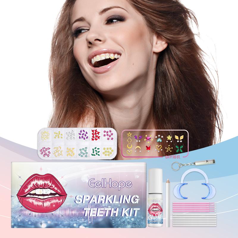 Eelhope Flash Tooth-Decoration Rhinestone Suit Creative DIY Fashion ...