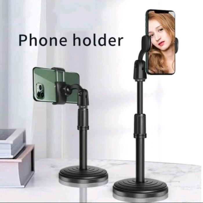 Jual HOLDER STAND HP Handphone Penyangga Broadcasting Putar 360 Desktop ...