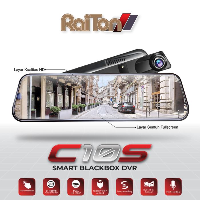 Promo Raiton Dashcam Dash Cam Mobil Smart Blackbox Dvr Full Touch ...