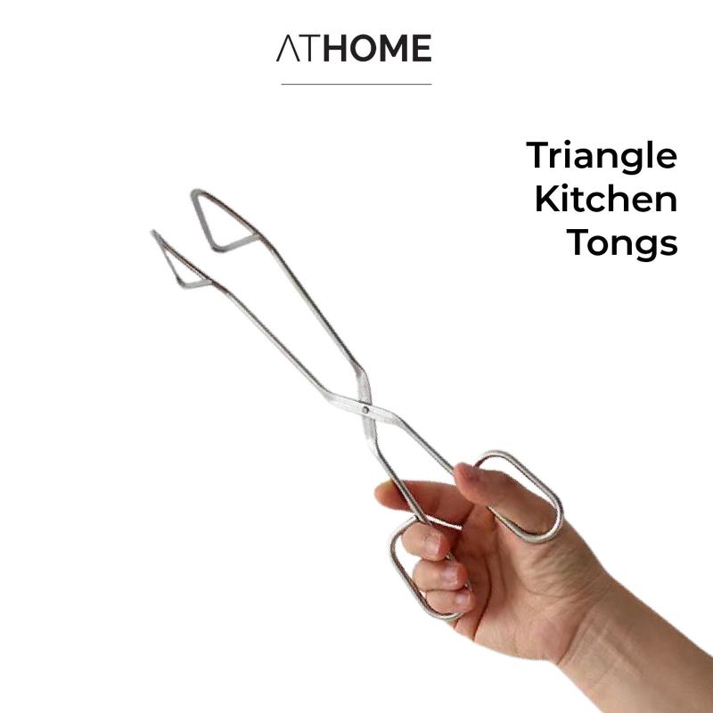 ATHOME Triangle Kitchen Tongs/ Capitan Stainless Steel Korea untuk ...