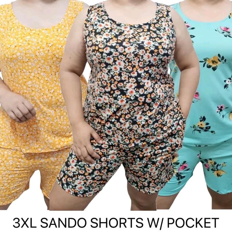 SANDO SHORT TERNO PLUS SIZE FOR WOMEN Suits Shirts Comfort(assorted ...