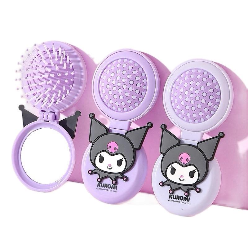 1pc Sanrio Air Cushion Comb Cartoon Kuromi Melody with Mirro - TikTok ...
