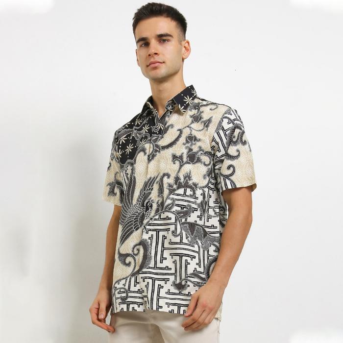 Promo Rianty Batik Premium Pria Kemeja Pendek Hem Chistino Chistina ...