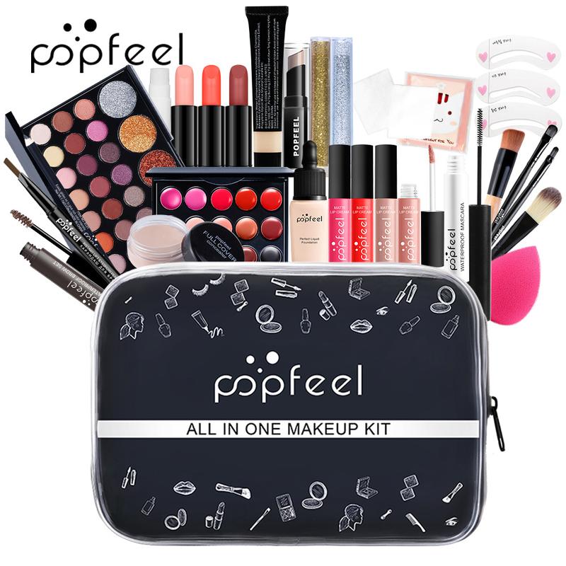 Kit Set Mekap, POPFEEL, Semua Dalam Satu, KIT004, 27PCS Makeup - TikTok ...