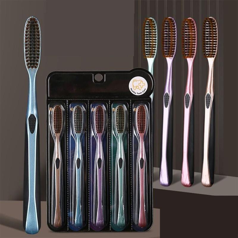 5PCS Soft Coating Cleaning Huge Head Toothbrush Large Long Head ...