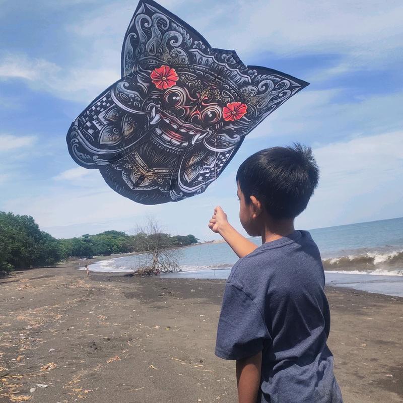 layangan celepuk barong knock downt bali - Shop | Tokopedia