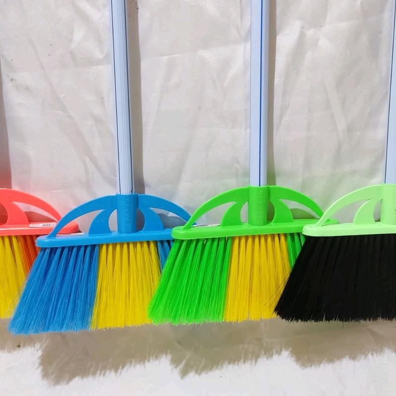 Sapu Taiwan Dragon | Nylon Warna Lantai | gagang Flat Besi Wool Thick ...