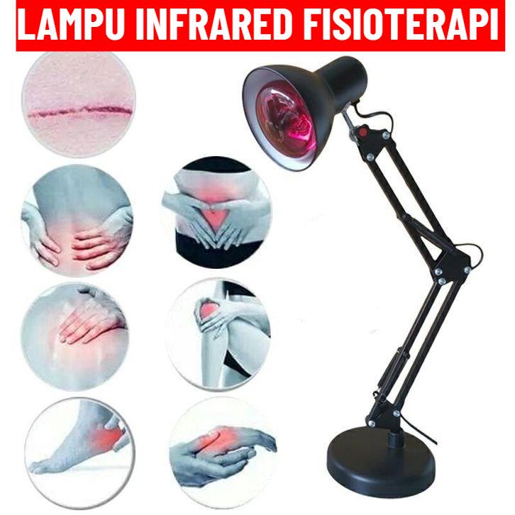 SET LENGKAP ALAT FISIOTERAPI SINAR INFRAMERAH BOHLAM INFRARED LAMPU ...