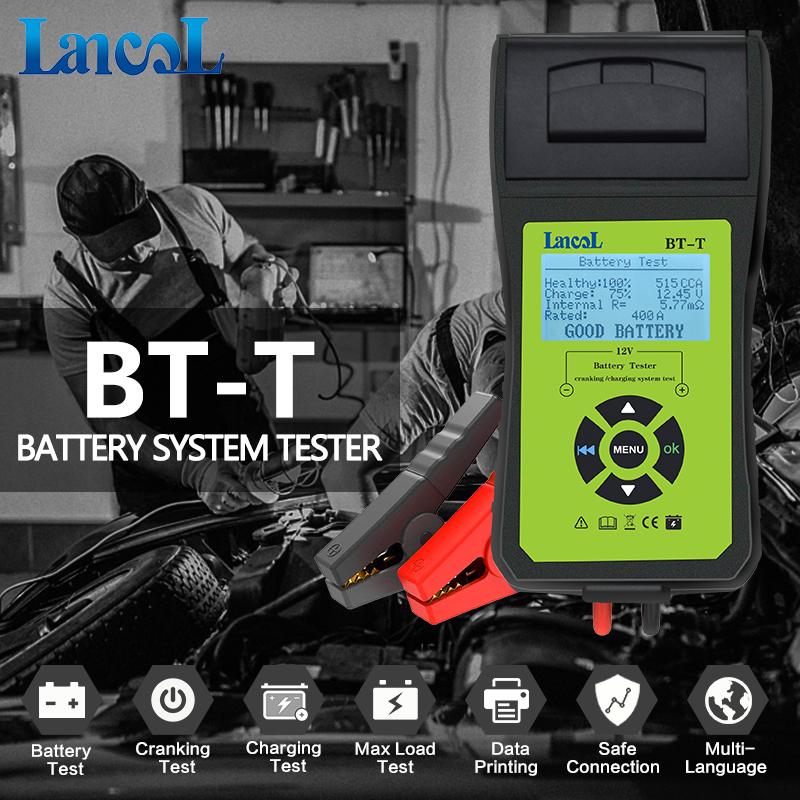 Lancol BT-T 12V Car Battery Tester Battery System Analyzer with ...