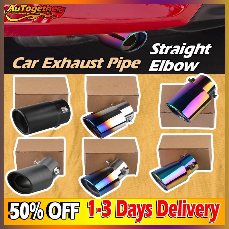 Universal tailpipe for automotive exhaust pipes Car Exhaust Muffler ...