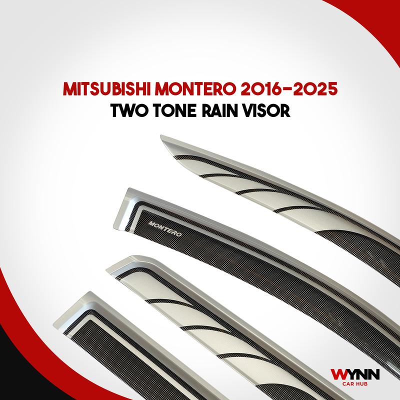 Mitsubishi Montero 2016-2024 Two Tone Rain Visor - TikTok Shop Philippines