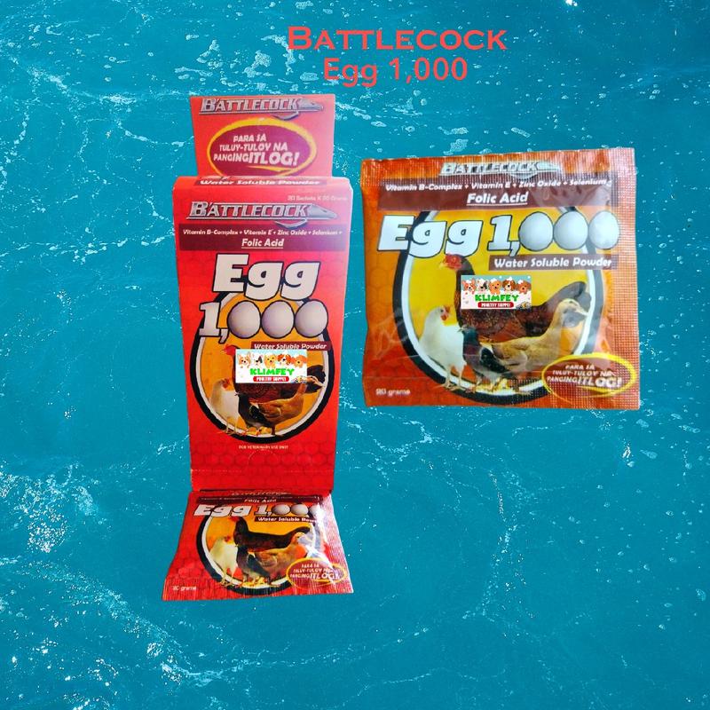 Battlecock Egg 1000 (1 pack) sachet, Water Soluble Powder, for - TikTok ...