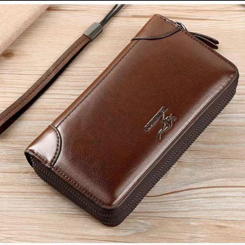 Dompet anti kecurian kulit lembut untuk lelaki, beg tangan zip - TikTok ...