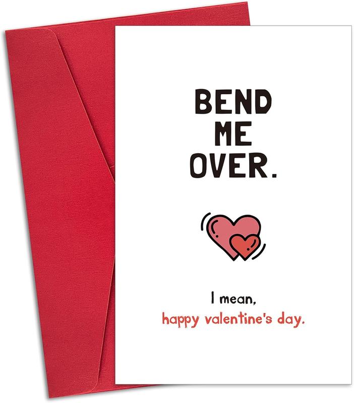 Funny Valentines Day Card for Him Her, Naughty Valentines Cards ...