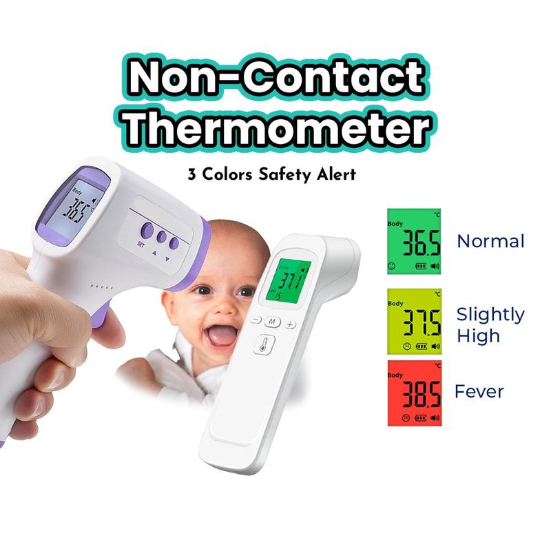 Baby & Adult Digital Non Contact Infrared Thermometer Forehead Surface ...