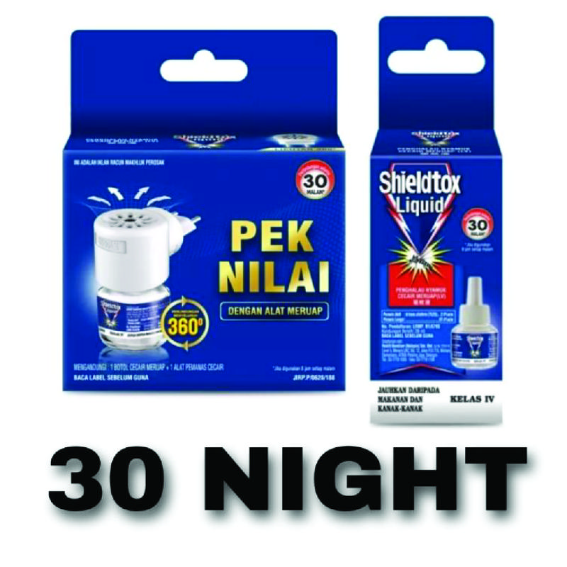 Shieldtox LED Liquid 30 Nights (Starter / Refill) - TikTok Shop Malaysia