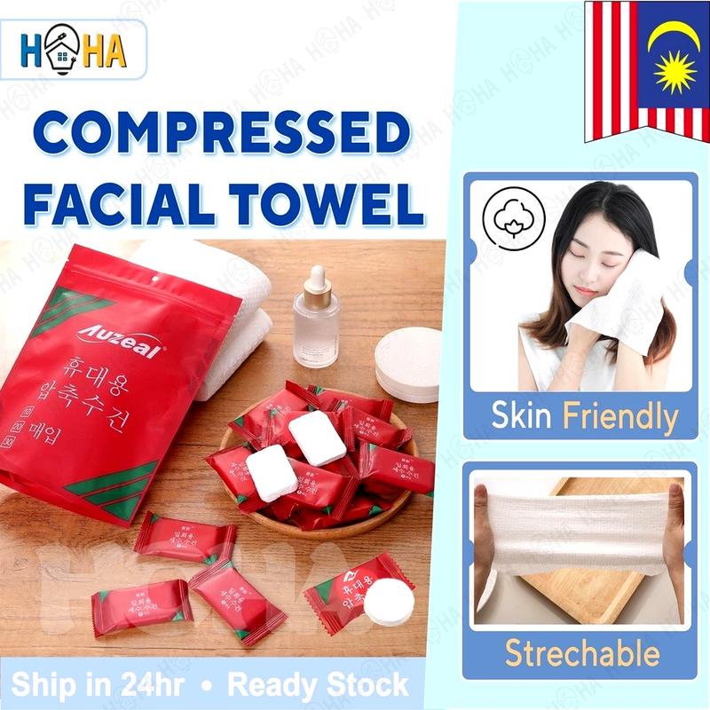 20pcs Disposable Compressed Face Towel Facial Cleansing Travel - TikTok ...