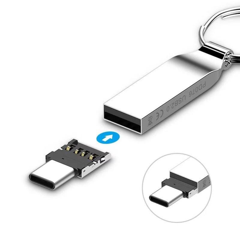 Micro Usb To Type-c OTG Adapter Usb2.0 Multi-function Converter ...