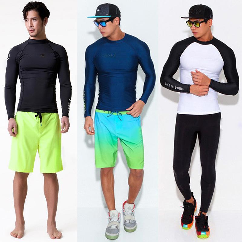 Professional wetsuit Korea men's professional sports split sunscreen ...