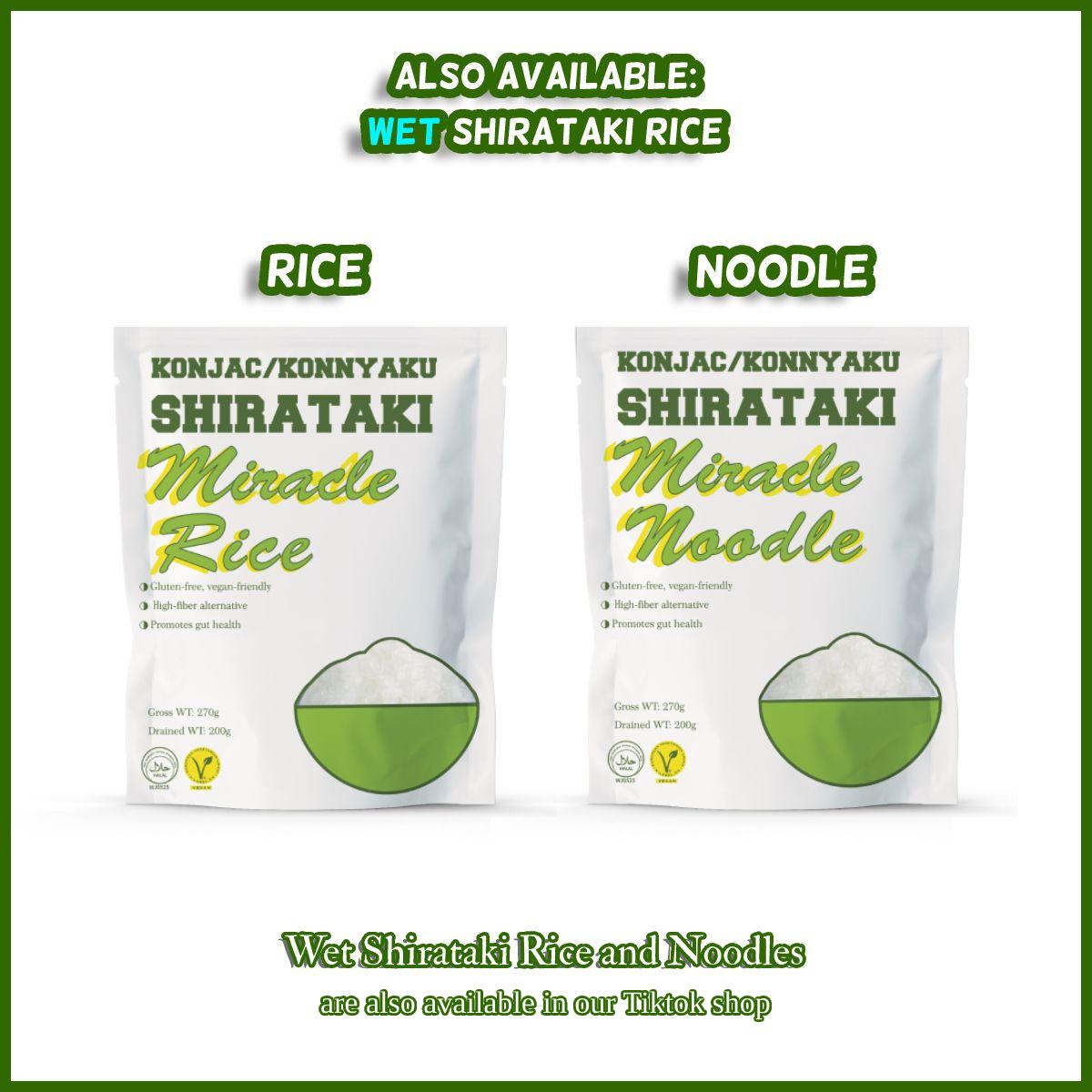 Zenfiber Organiques Konjac/Konnyaku Shirataki Dry Rice - TikTok Shop ...