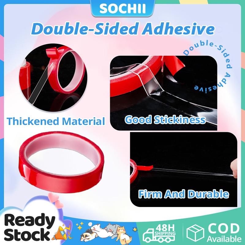Double-sided Adhesive 10mm*3000mm Transparent Tape Waterproo - TikTok ...