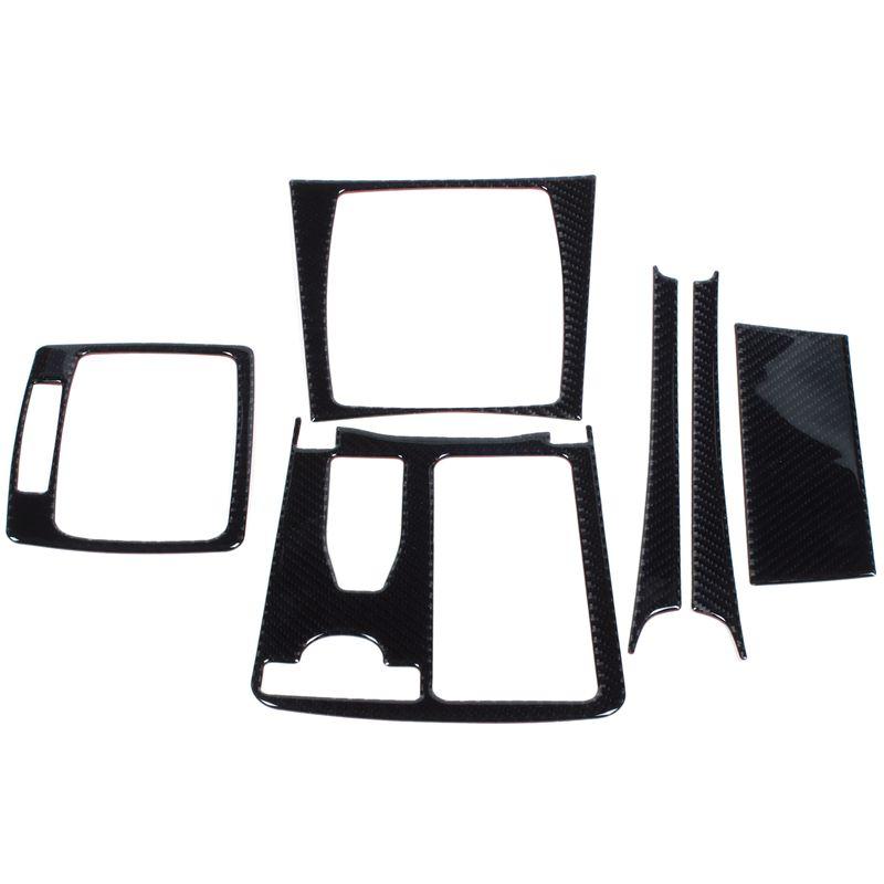 Carbon Fiber Interior Central Control Panel Trim Cover for Mercedes ...