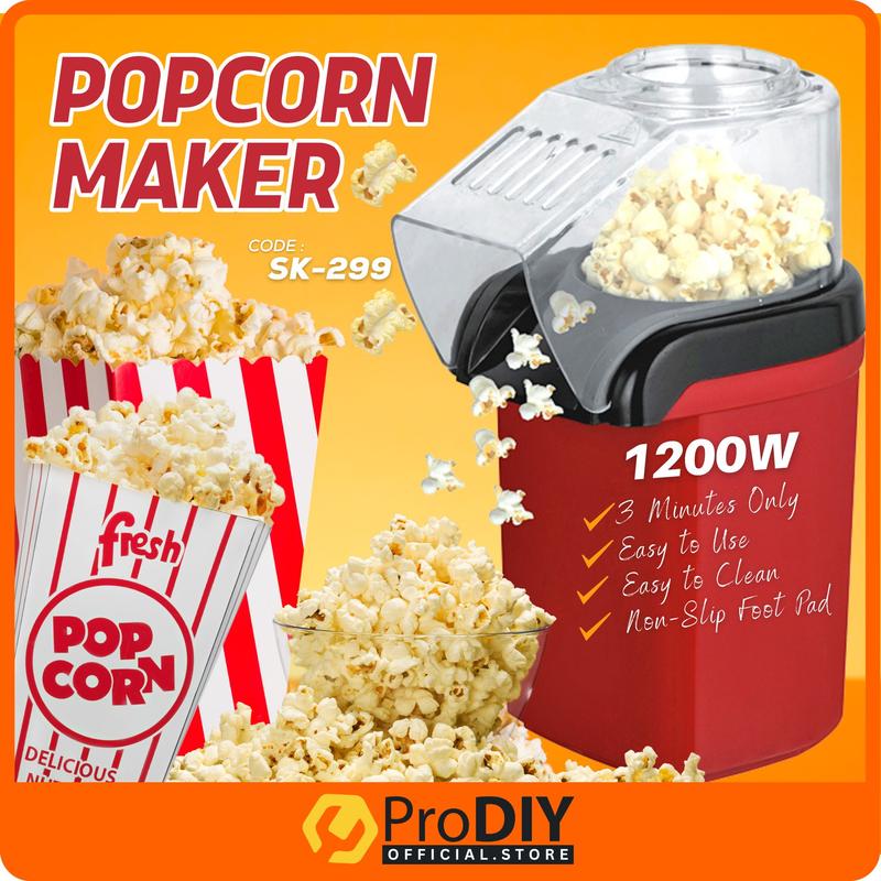 Electric Popcorn Maker 1200W Electric Mesin Buat Popcorn (SK-299 ...