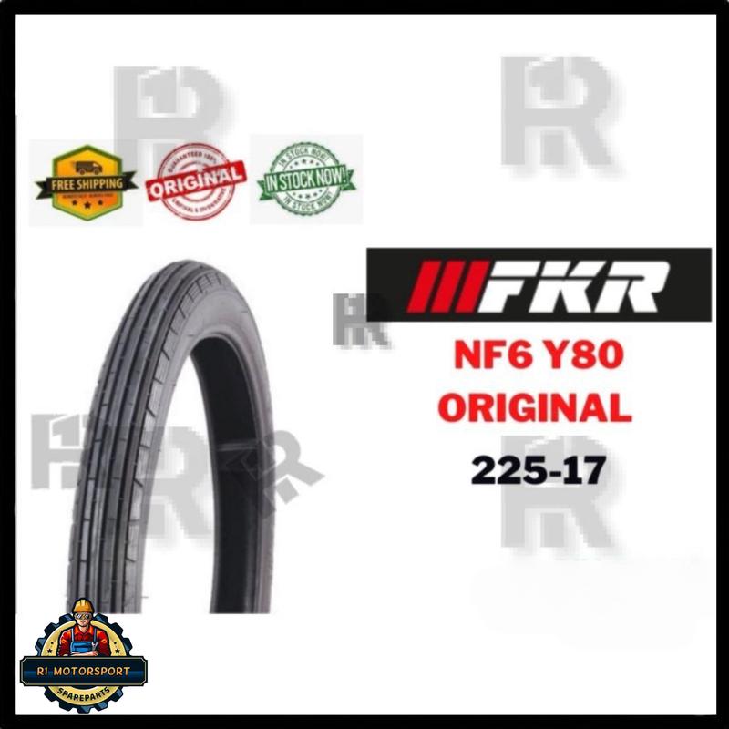 [FKR] 225-17 FKR Tayar Tyre Tube Type Pakai Tiub NF6 Y80 ORIGINAL ...