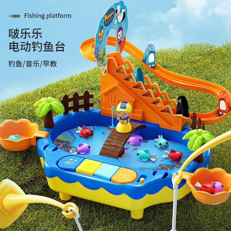 Mainan Meja Memancing Air Muzik Rumah Bermain Pororo, Permainan ...