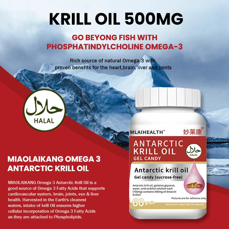 【COD】Kapsul Lembut Minyak Krill Gel Minyak Krill Oil. D055-13 - TikTok ...