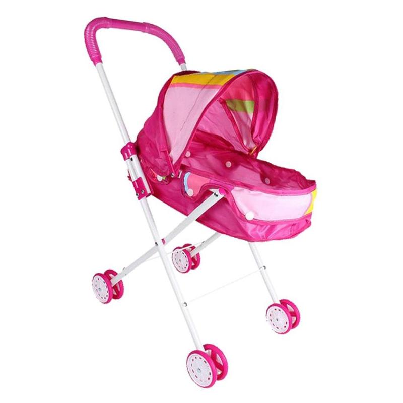 Cute Foldable stroller with Hood Trolley Pushchair - TikTok Shop Singapore