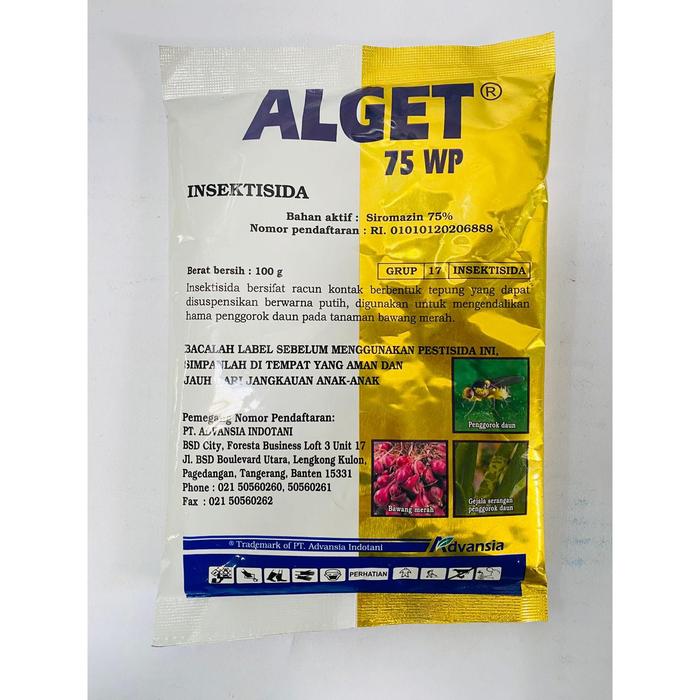 Jual Insektisida ALGET 75 WP isi 100gr dr Advansia - 100gr - Kab ...