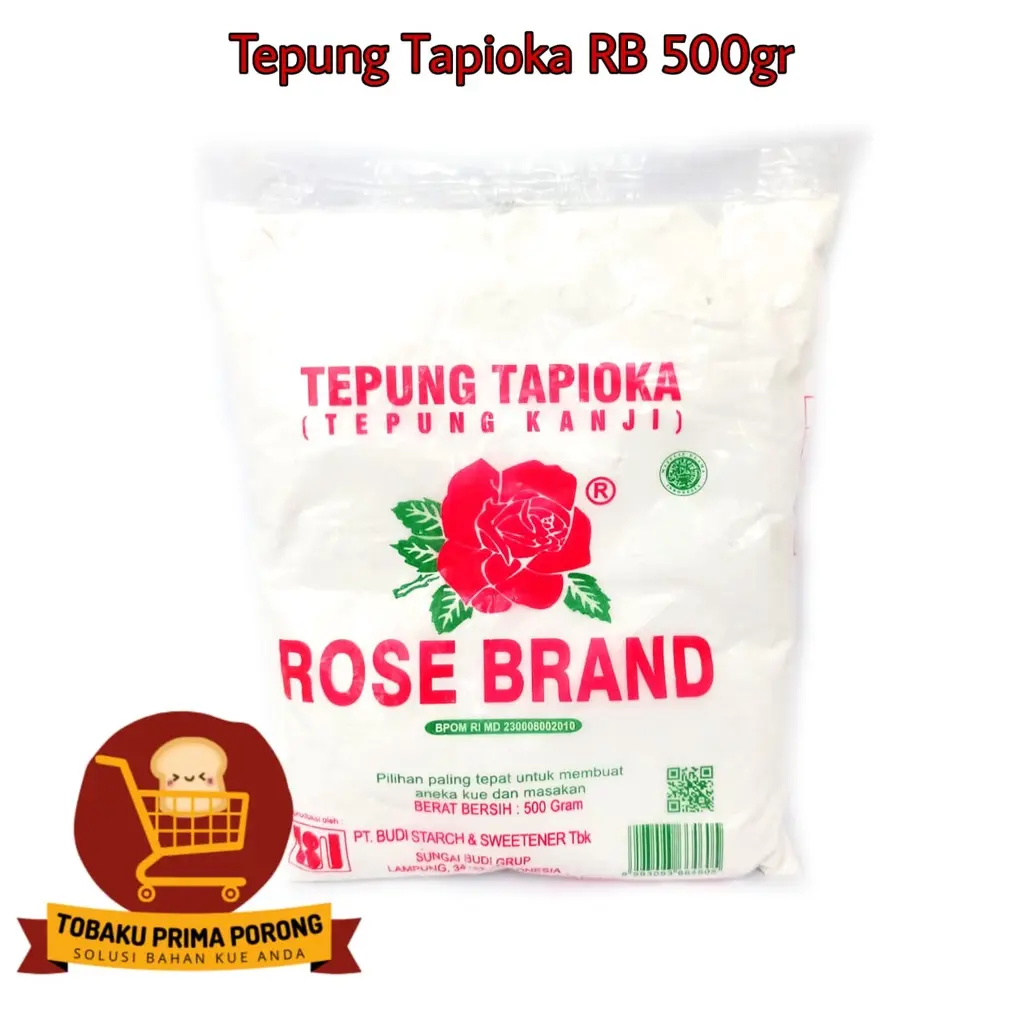 TEPUNG TAPIOKA ROSE BRAND 500 gr - Shop | Tokopedia