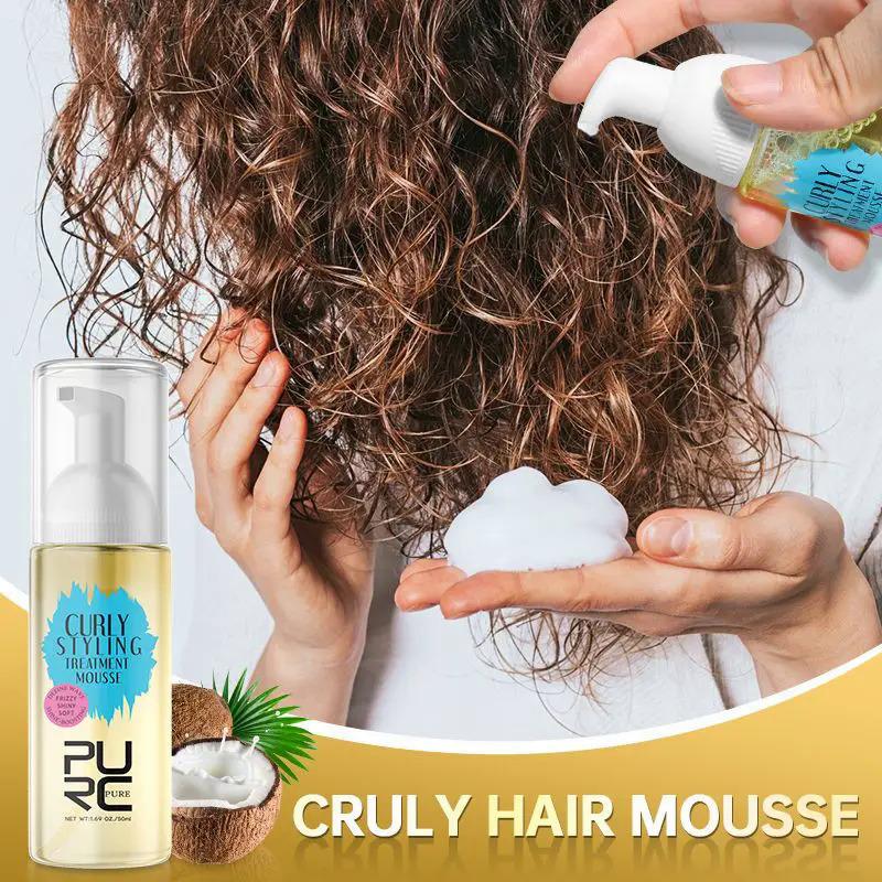 Purc curly styling hair treatment mousse wavy hair products shampoo ...