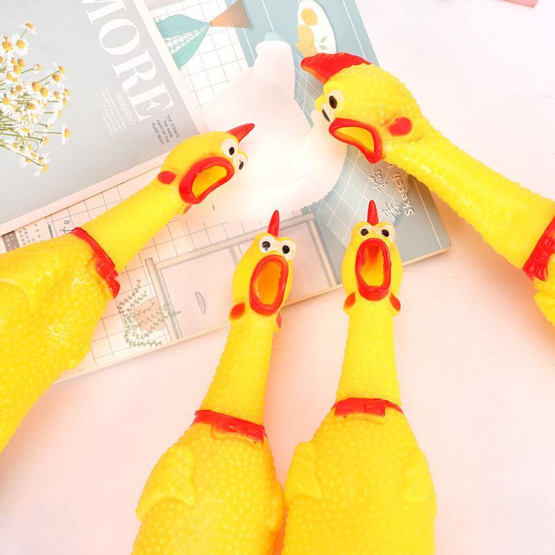 1 Pcs Screaming Chicken Making Sound Toy Tricky Decompressio - TikTok ...
