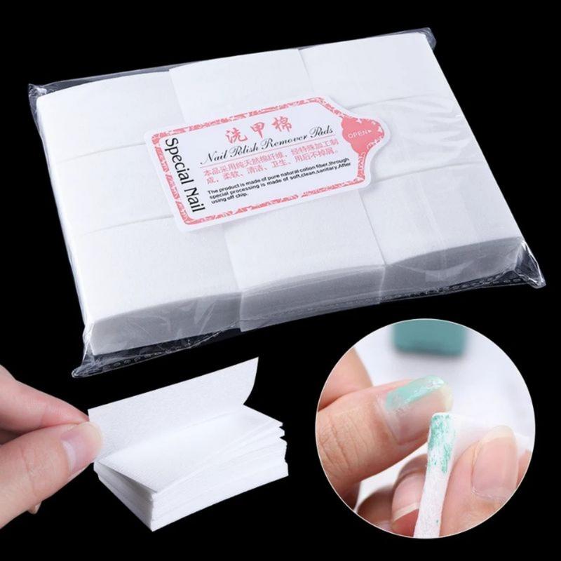 Nail Polish Remover Pads Cotton Pads Acetone Gel Polish Remover ...