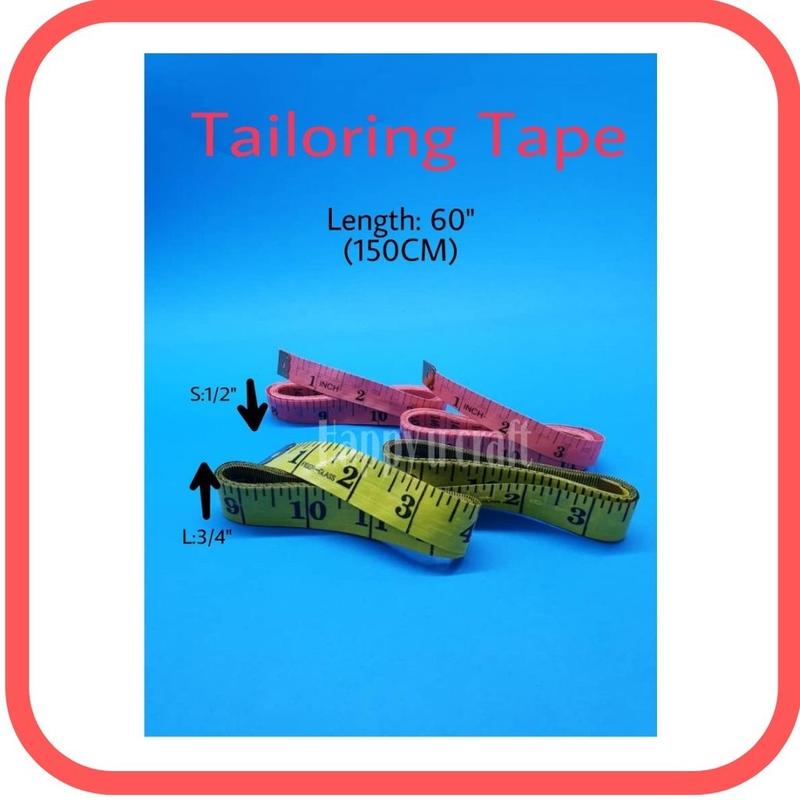 (3Pcs/Pkt) Tailoring Tape (Small) / Pita Ukur (Kecil)-(150c - TikTok ...