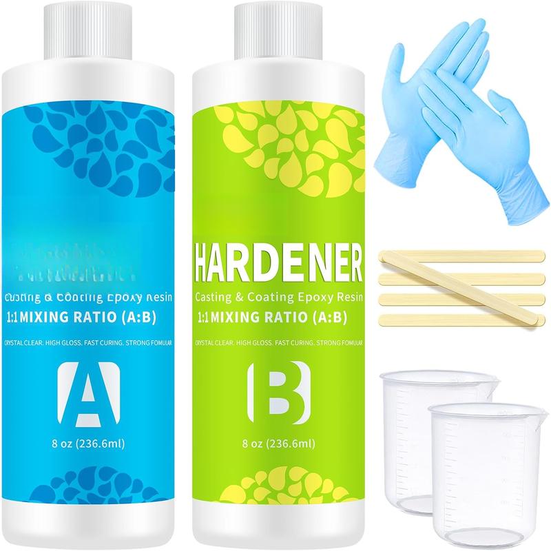 Clear Epoxy Kit 2 Part Art a Epoxica 16 oz for Countertop Making ...