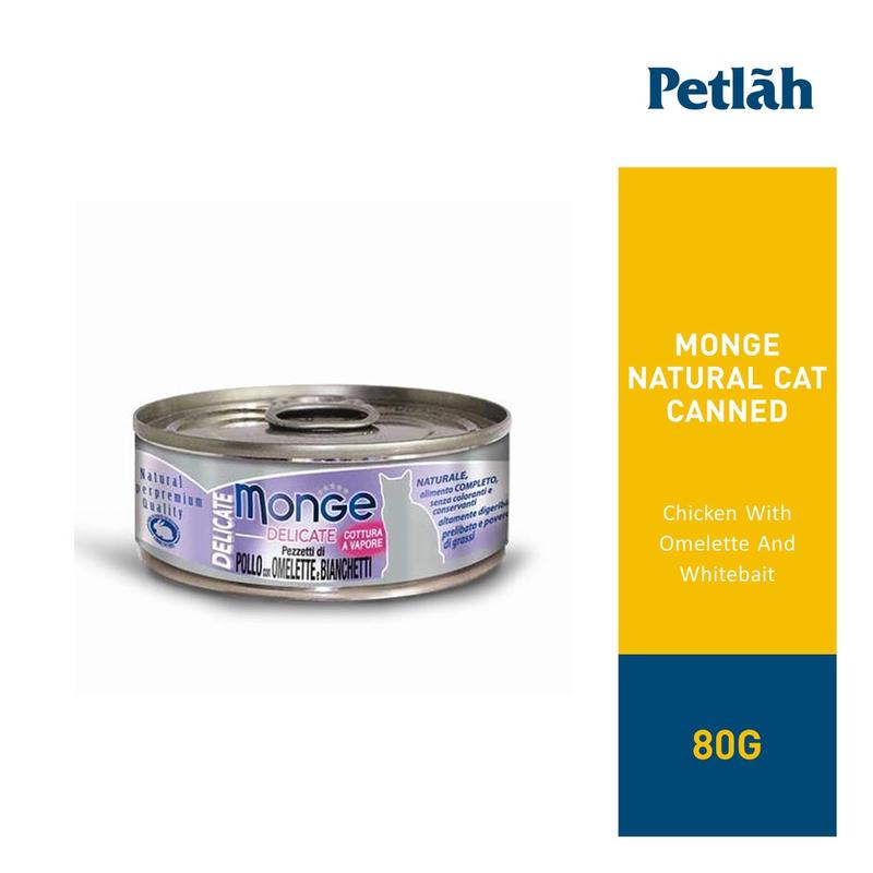 Monge Cat Canned Food 80g - TikTok Shop Malaysia
