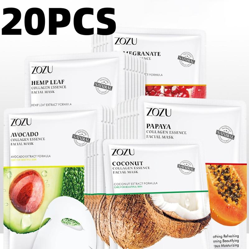 Topeng Muka Kolagen, ZOZU, Aloe Vera, Coconut, Delima Merah, - TikTok ...