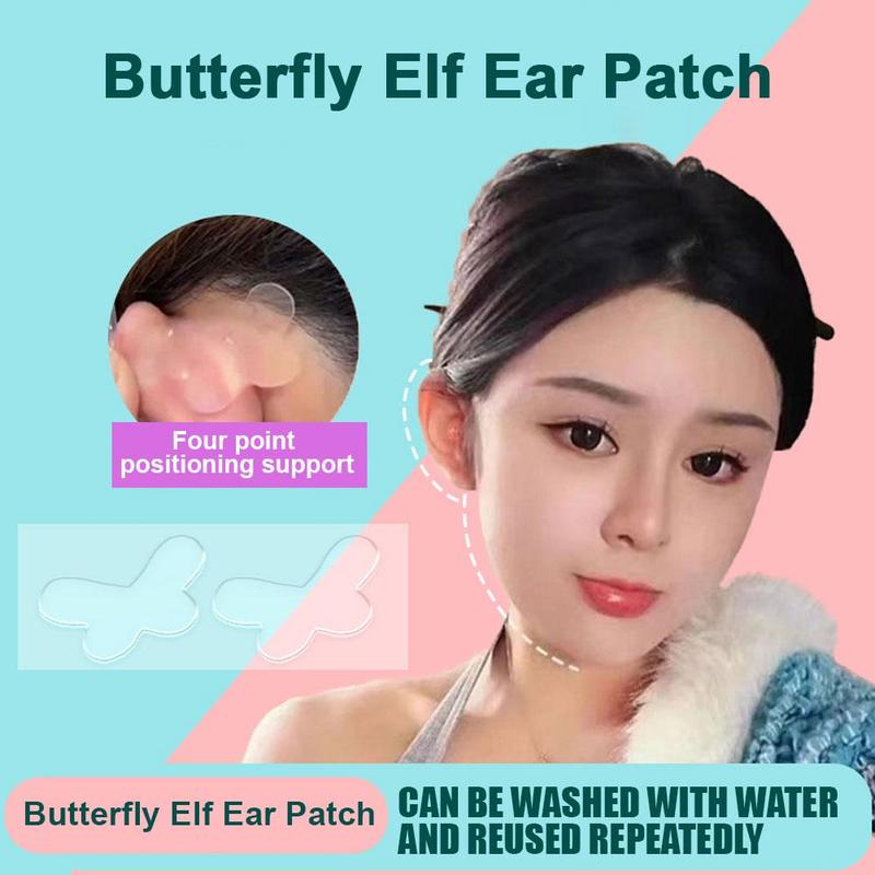 Elf Ear Stickers Invisible Butterfly-shaped Ear Straps Ear Aesthetics ...