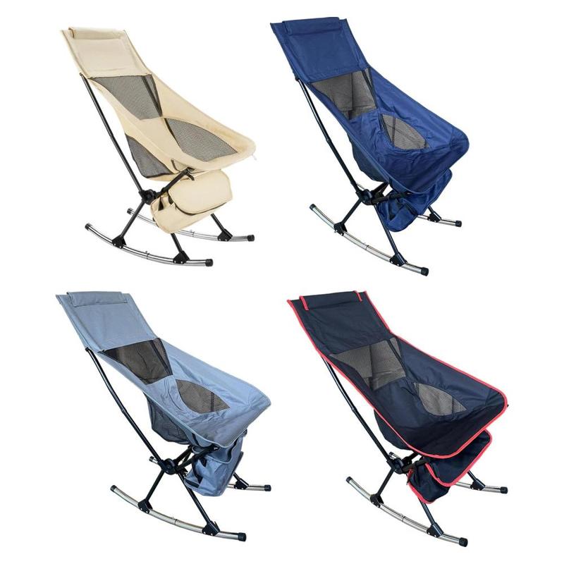 Rocking Camping Chair Supplies with Storage Bag Compact Rocker - TikTok ...