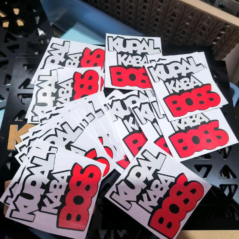 3pcs Kup_4l Kaba Boss Motorcycle Sticker - TikTok Shop Philippines