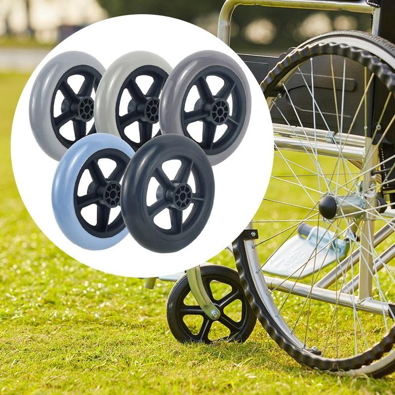 Roda Depan Kerusi Roda, Saiz 5Inci, Kastor Universal, Anti Gelincir ...