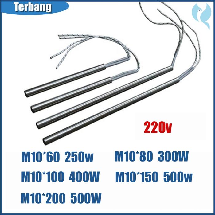 Promo Cartridge Heater 220V M10x/60/80/100//150/200 Watt 250/300/500 ...